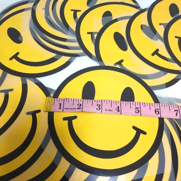 Art | Smiley Face Iron On Stickers Smiley Face Emoji Iron On Patches 6 ...